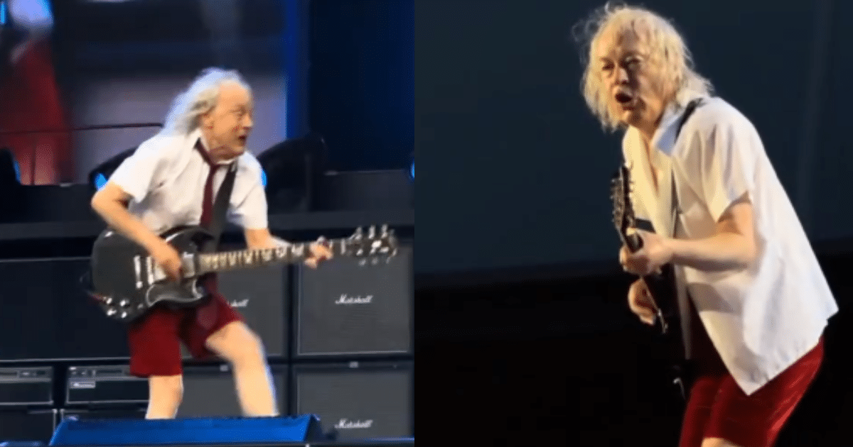 Angus Young, Still Rocking It On Stage Pushing 70